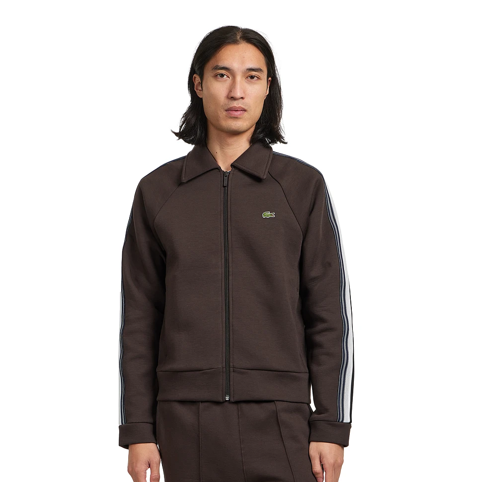 Lacoste - French Made Double Face Jersey Jacket (Port) | HHV