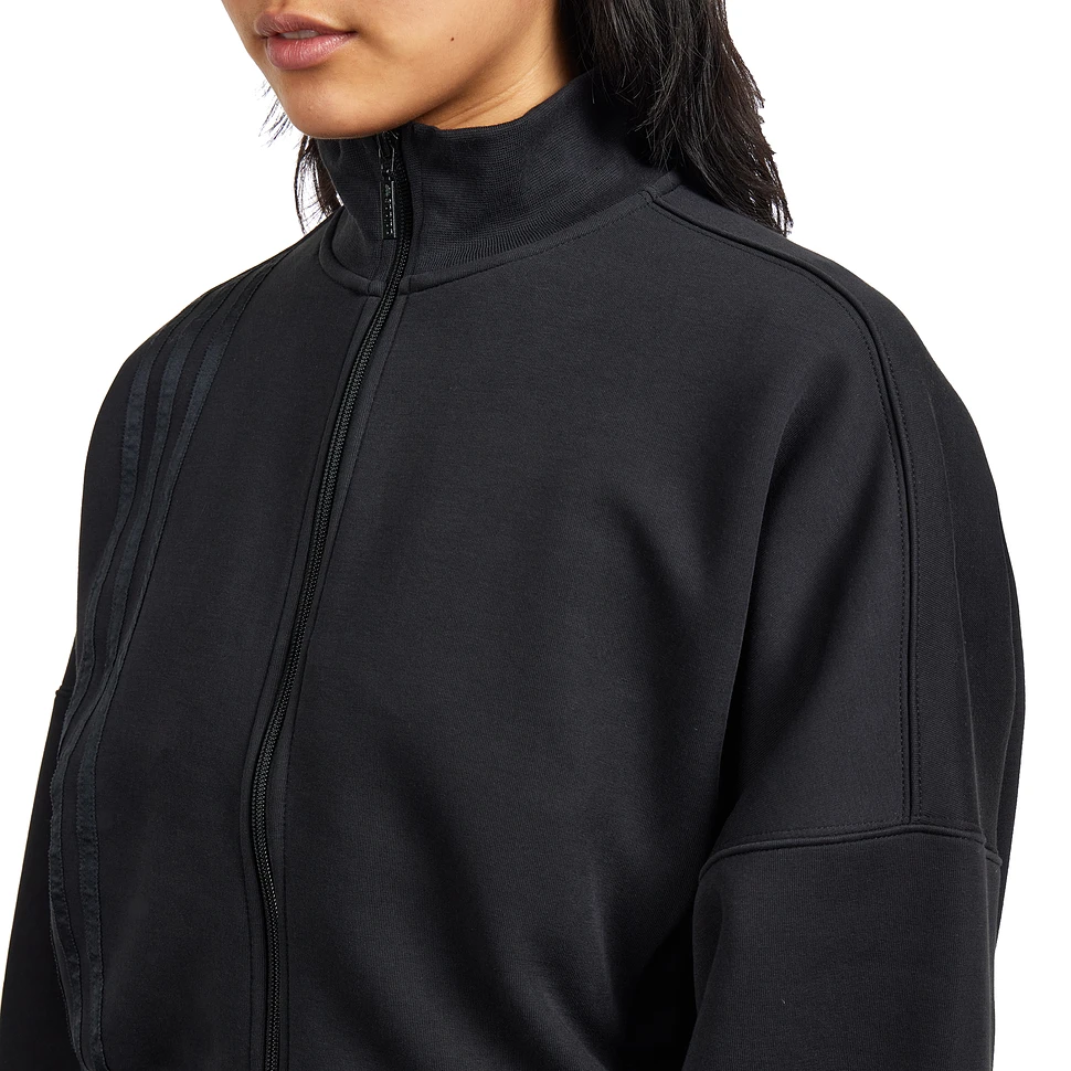 adidas - Off Placed 3-Stripes Zip Up (Black) | HHV