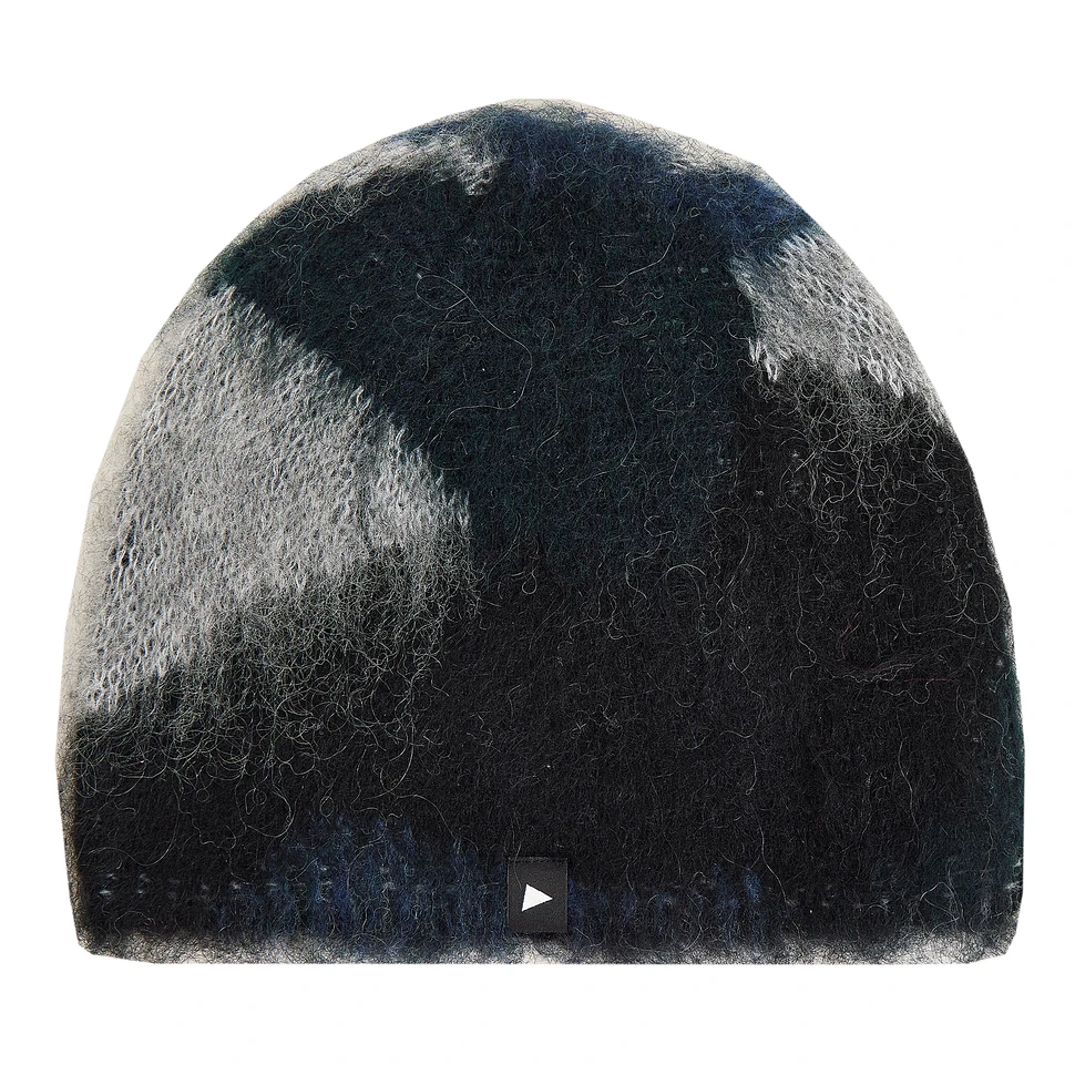 and wander - Mix Color Shaggy Knit Cap (Black Mix) | HHV