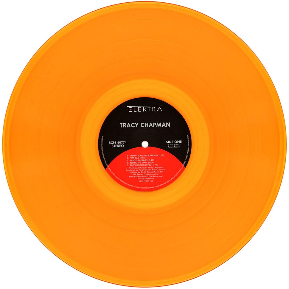 Tracy Chapman - Tracy Chapman 35th Anniversary Transparent Orange Vinyl Edition - Vinyl LP ...