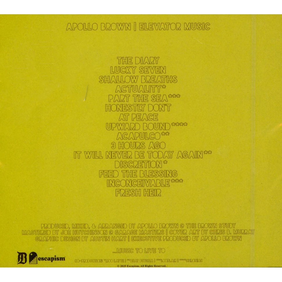 Apollo Brown - Elevator Music - CD - 2025 - EU - Original | HHV
