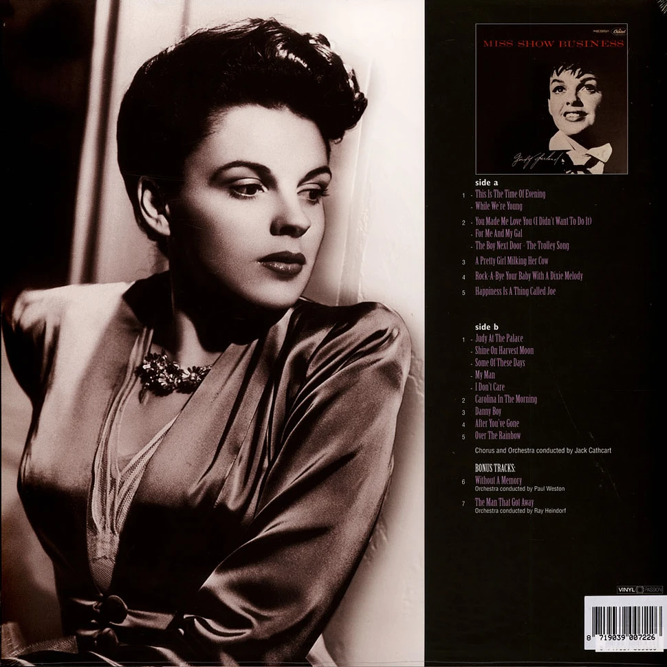 Judy Garland - Miss Show Business - Vinyl LP - 2015 - EU - Reissue | HHV