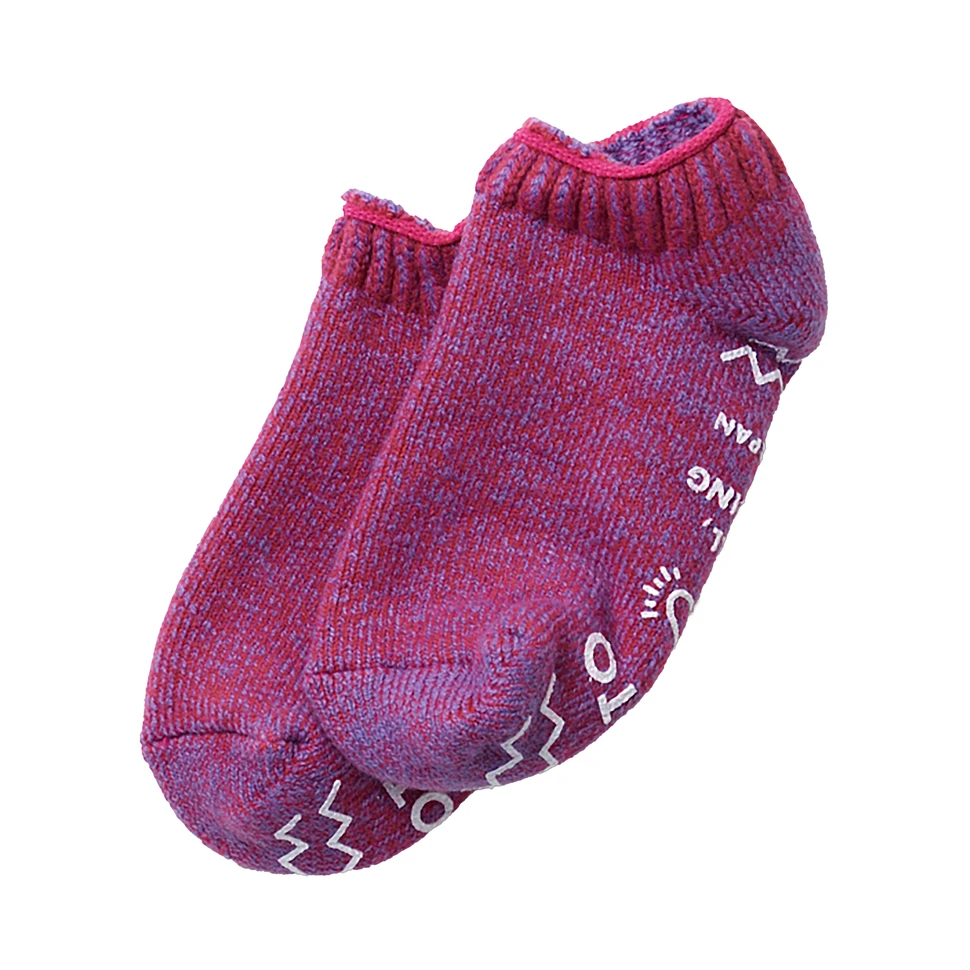 ROTOTO - Pile Sockslipper (Dark Pink / Light Purple) | HHV
