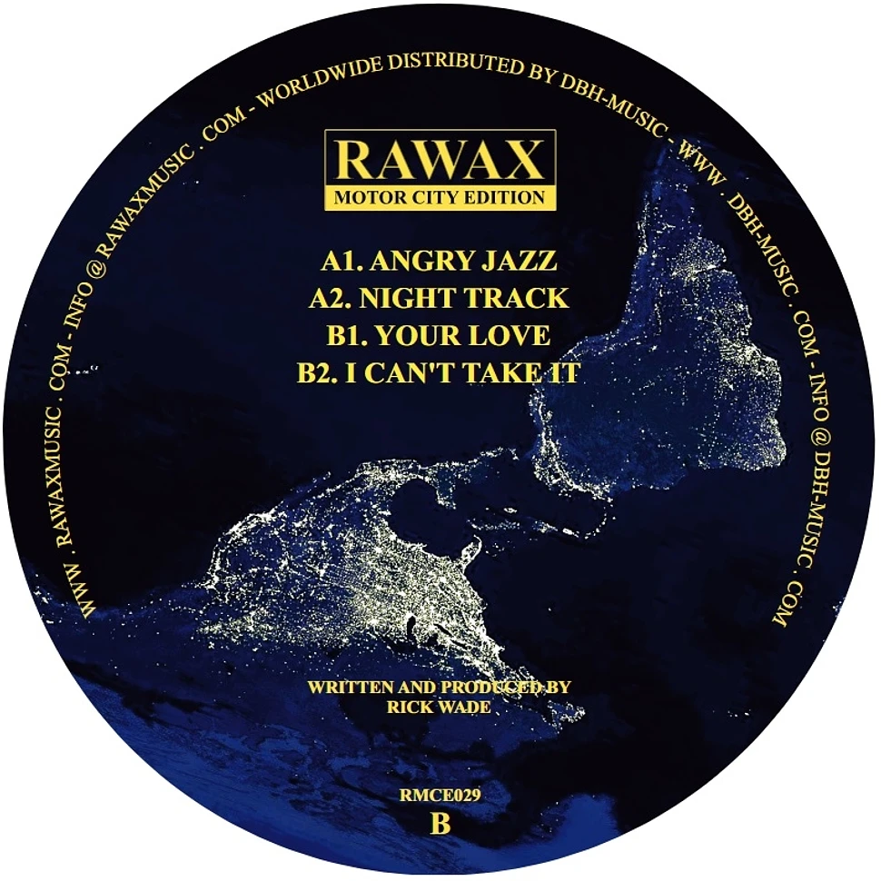 Rick Wade - Night Trackin' - Vinyl 12" - 1997 - EU - Reissue | HHV