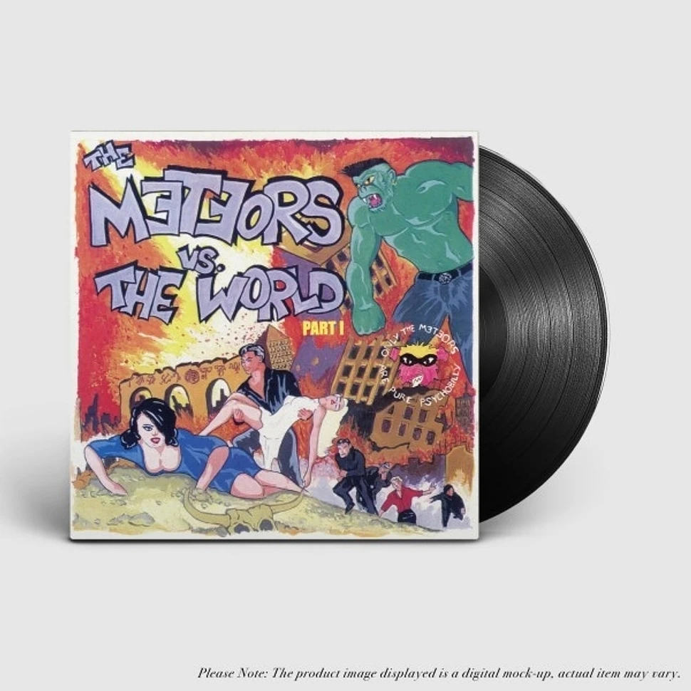 The Meteors - The Meteors Vs. The World Part I Black Vinyl Edition ...