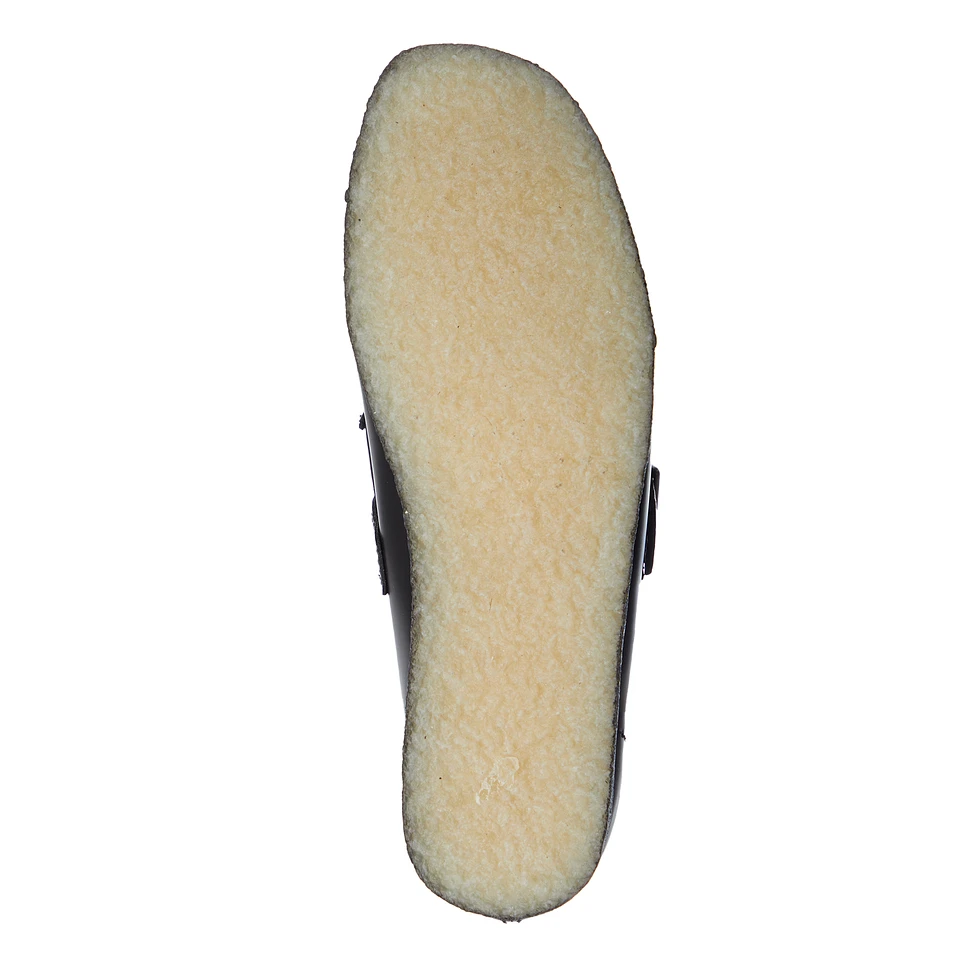 Clarks Originals - Wallabee T Bar (Black Hi Shine Leather) | HHV