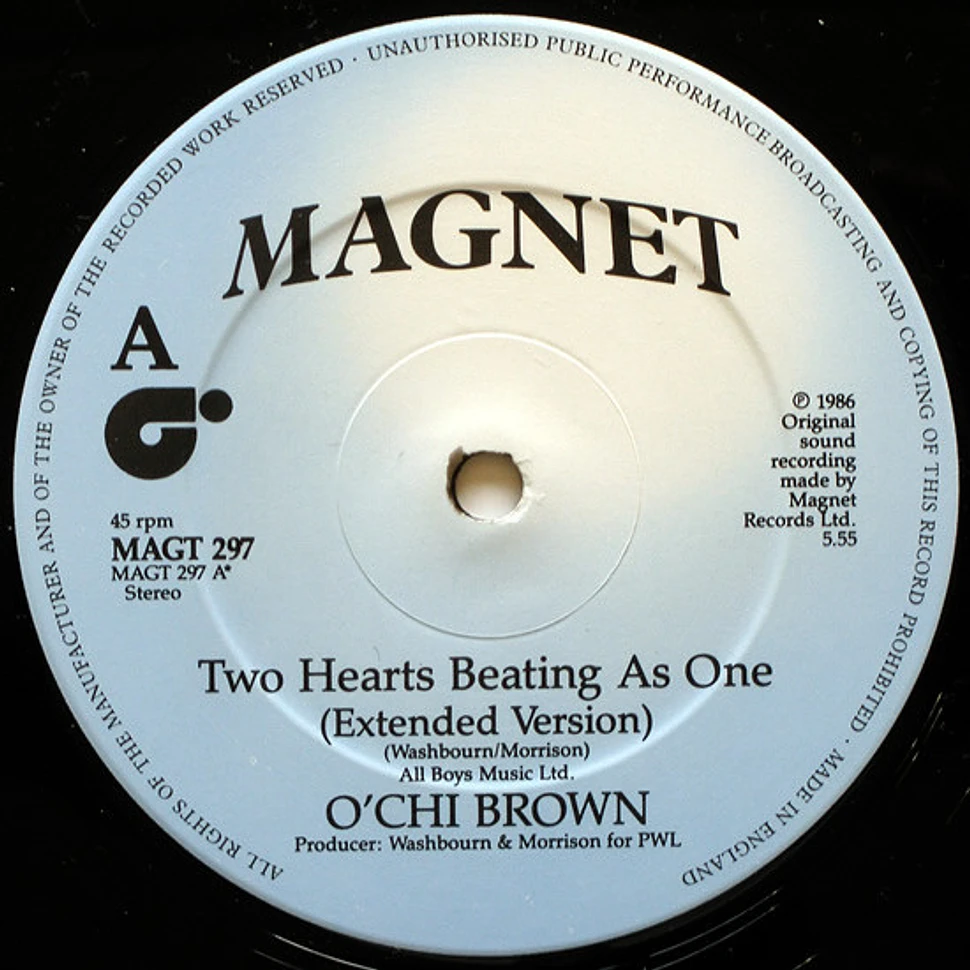 O'Chi Brown - Two Hearts Beating As One (Extended Version) - Vinyl 12 ...