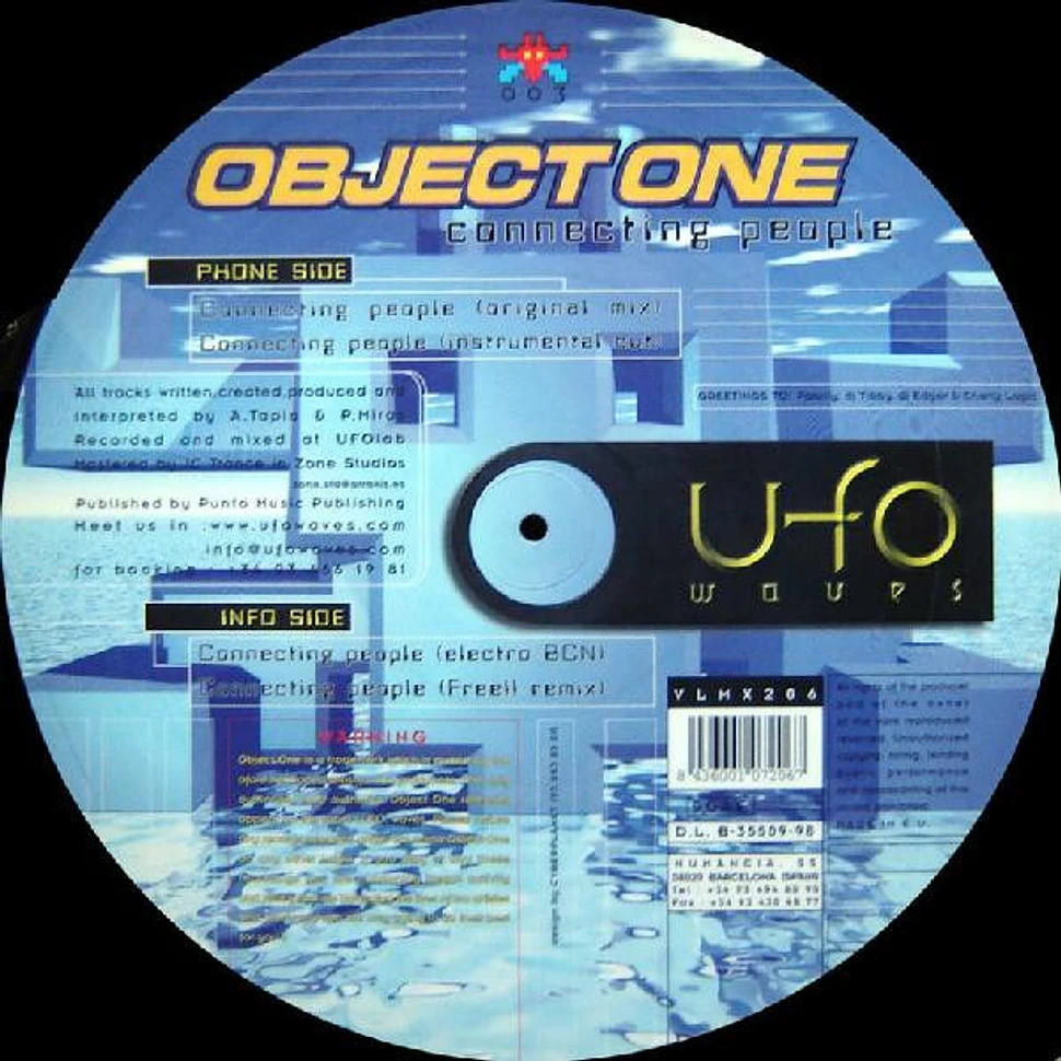 Object One - Connecting People - Vinyl 12" - 1998 - ES - Original | HHV
