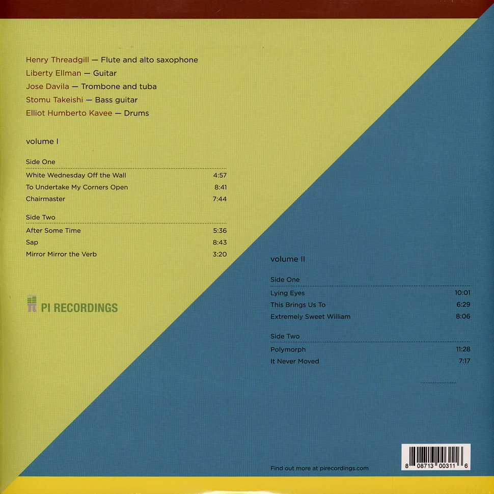 Henry Threadgill & Zooid - This Brings Us To - Volumes I & Ii - Vinyl ...