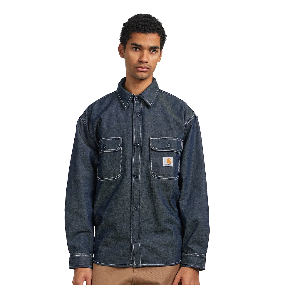 Carhartt WIP - Tigan Shirt Jac "Melbourne" Denim, 11 oz (Blue Rigid) | HHV