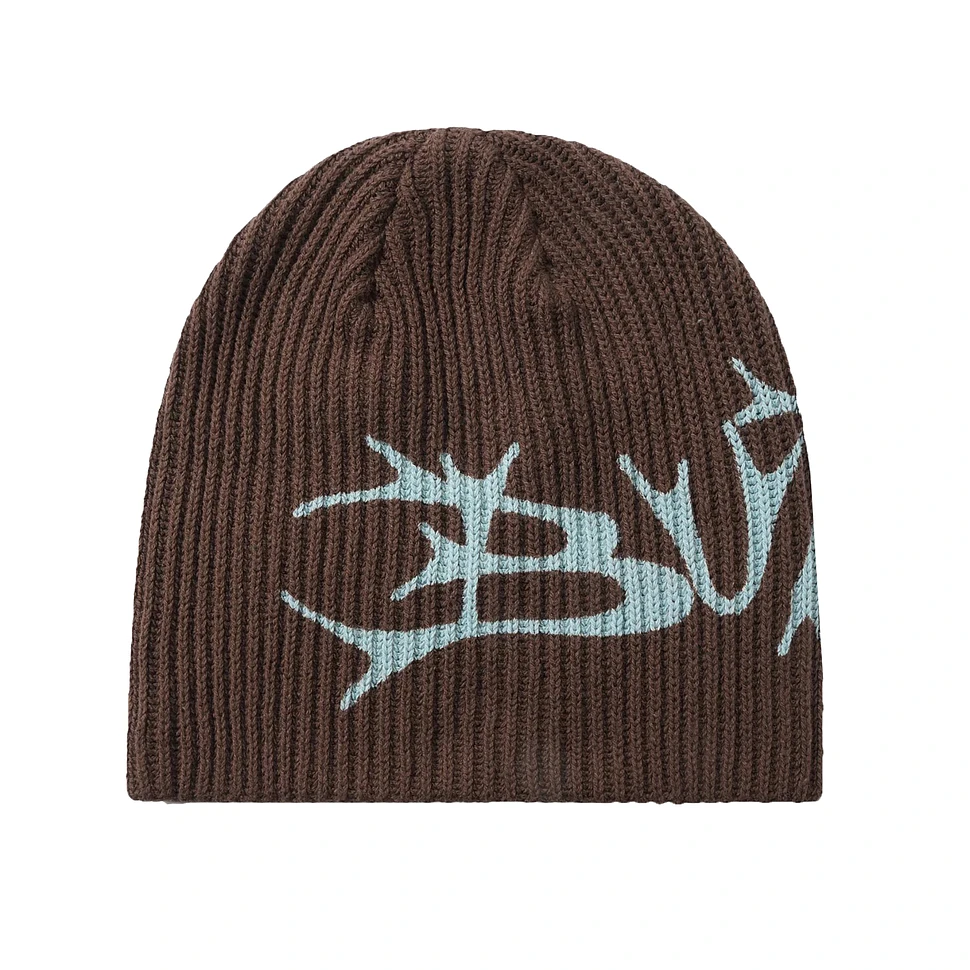Butter Goods - Scrawling Skully Beanie (Brown) | HHV