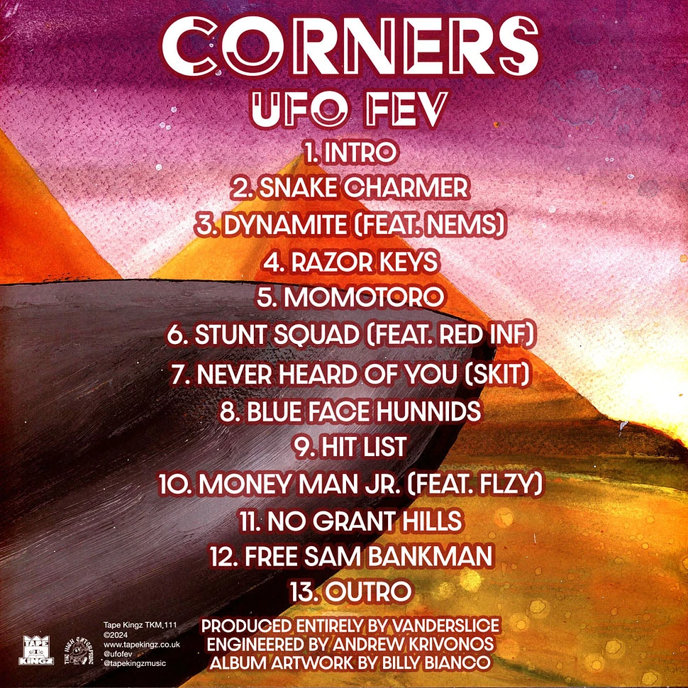 Ufo Fev - Pyramid Schemes Aka Corners Colored Vinyl Edition - Vinyl LP ...