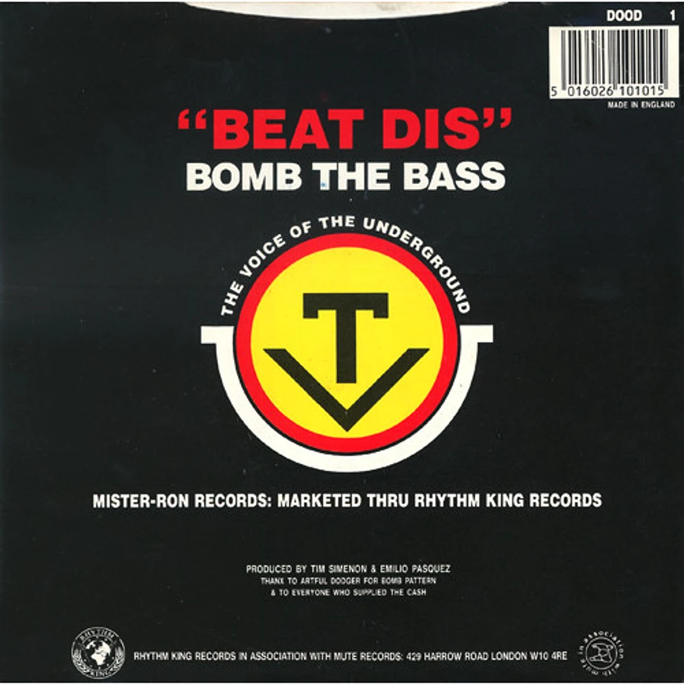 Bomb The Bass - Beat Dis - Vinyl 7" - 1988 - UK - Original | HHV