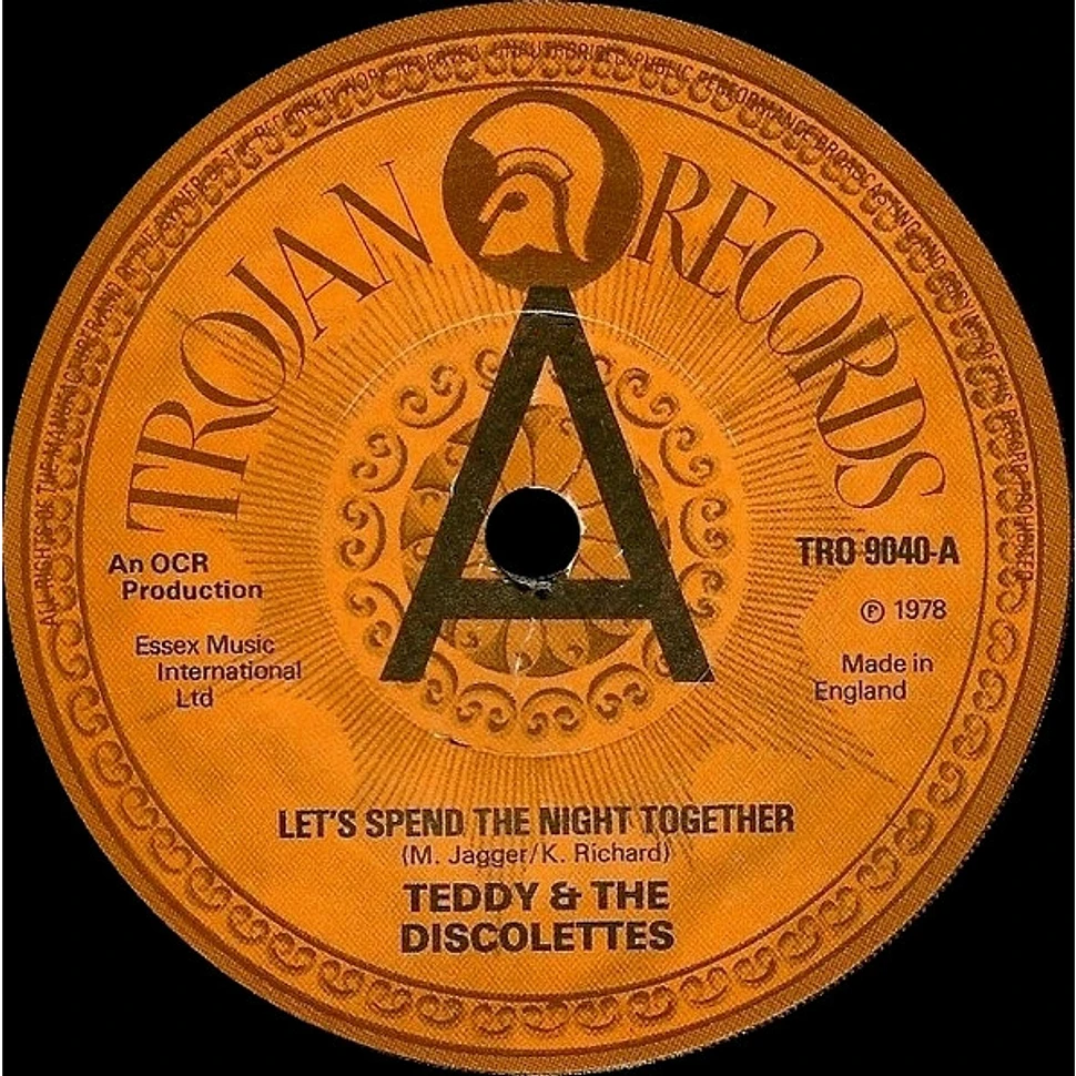 Teddy Davis & The Discolettes - Let's Spend The Night Together - Vinyl ...