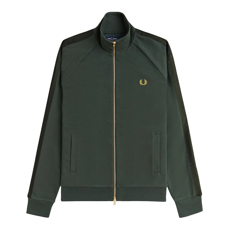 Fred Perry - Dash Taped Track Jacket (Court Green) | HHV