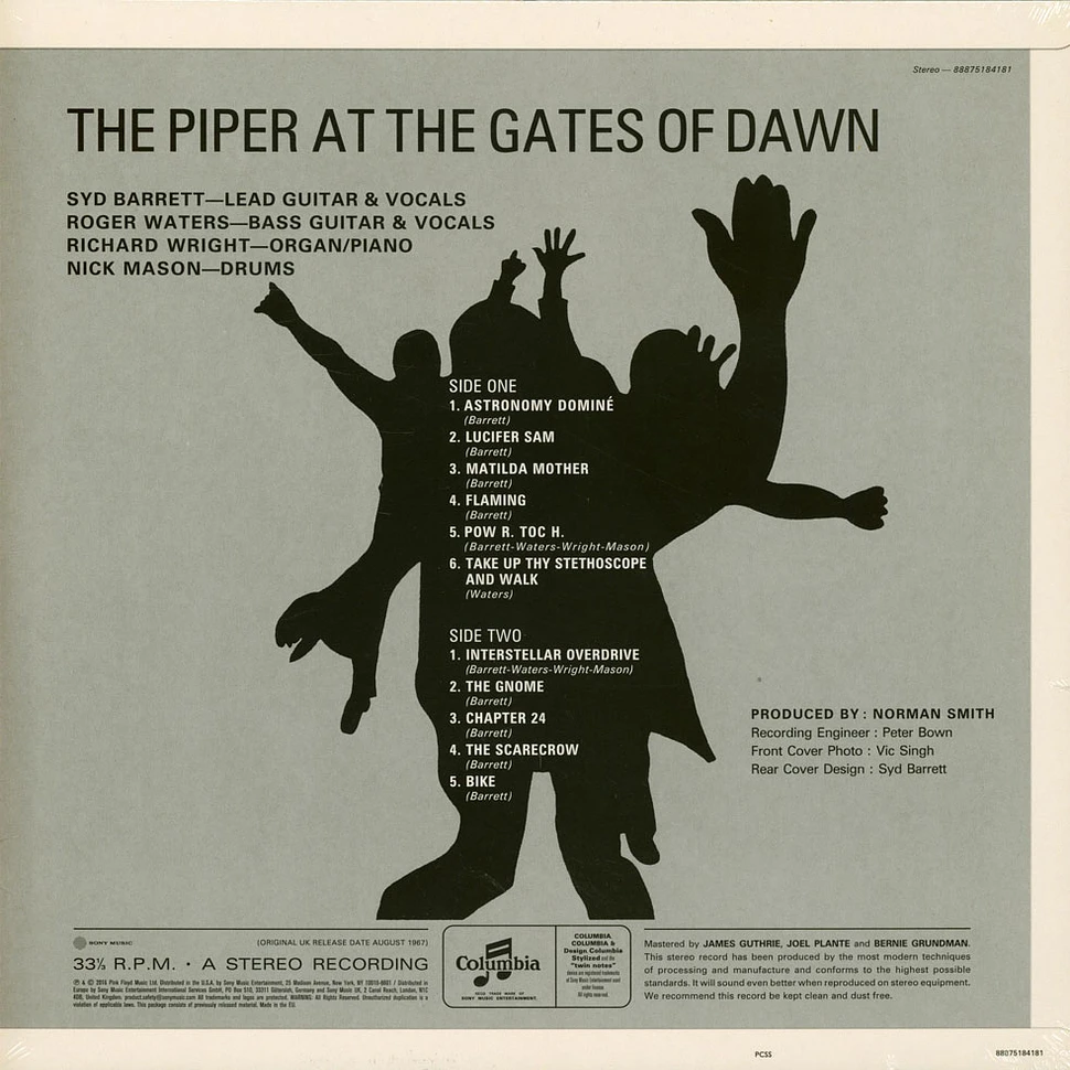 Pink Floyd - The Piper At The Gates Of Dawn - Vinyl LP - 1967 - EU ...