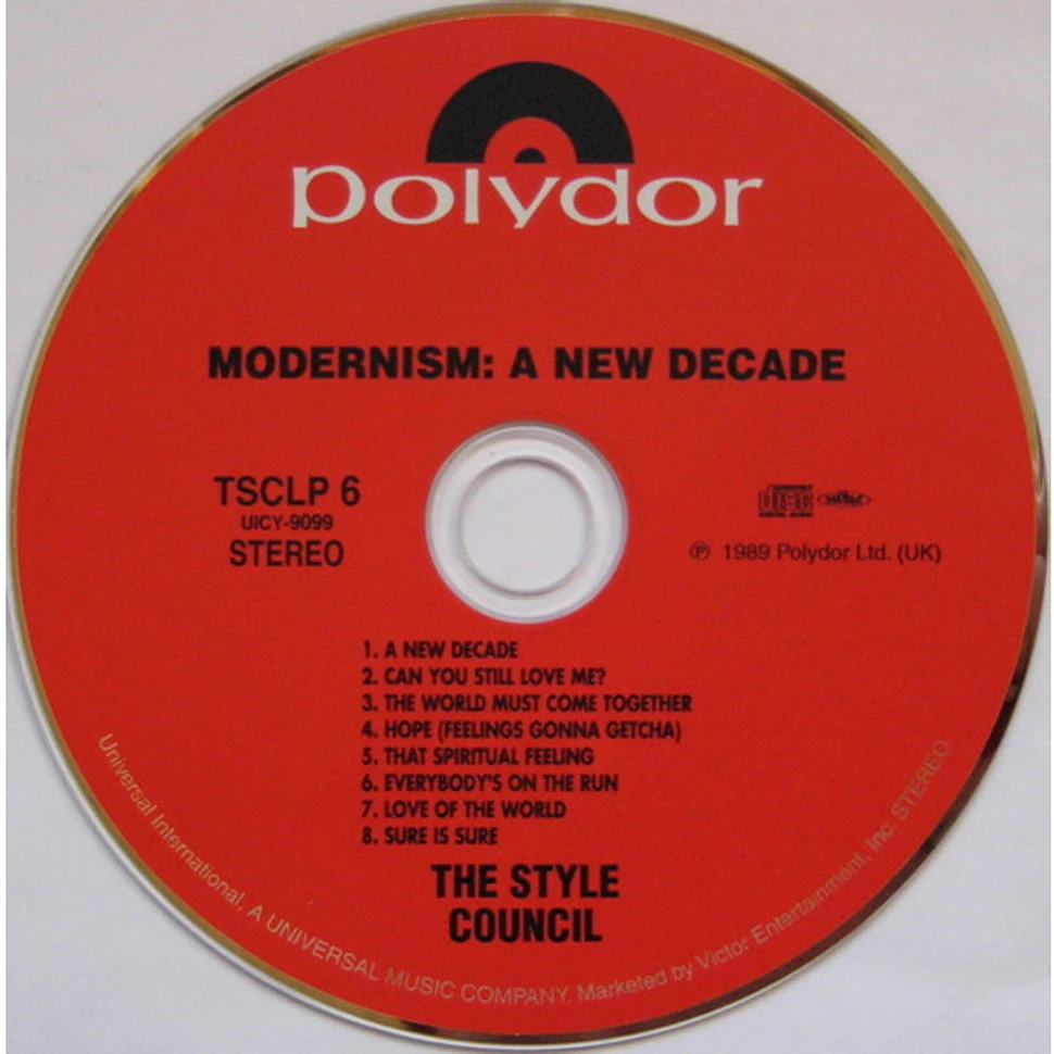 The Style Council = The Style Council - Modernism: A New Decade = モダニズム ...