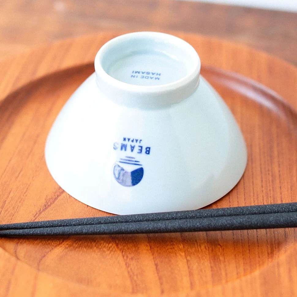 Beams Japan x Hasami - Logo Rice Bowl (Light Blue) | HHV