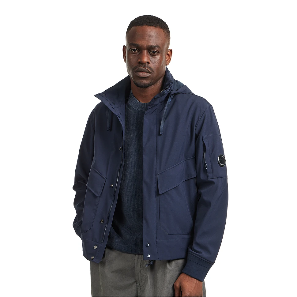 C.P. Company - C.P. Shell-R Hooded Lens Jacket (Total Eclipse) | HHV