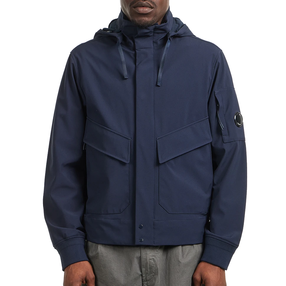 C.P. Company - C.P. Shell-R Hooded Lens Jacket (Total Eclipse) | HHV