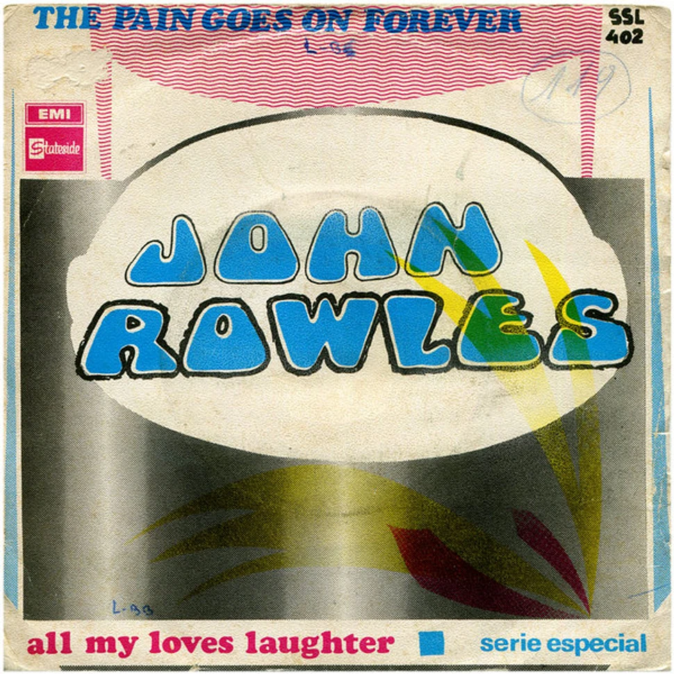 John Rowles - The Pain Goes On Forever - Vinyl 7" - 1968 - ES ...