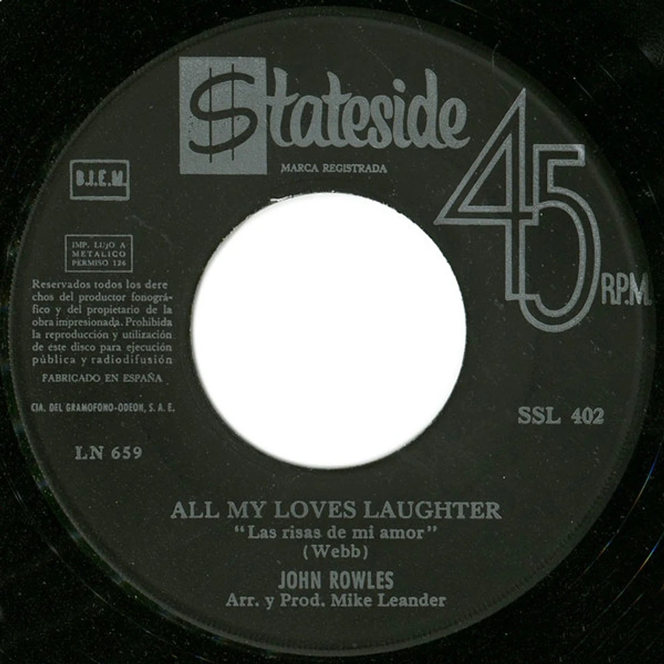 John Rowles - The Pain Goes On Forever - Vinyl 7" - 1968 - ES ...