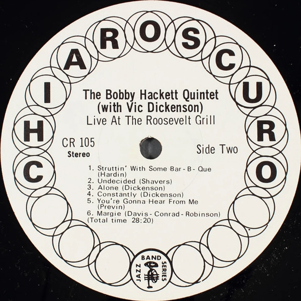 Bobby Hackett With Vic Dickenson - Live At The Roosevelt Grill - Vinyl LP - 1971 - US - Original ...
