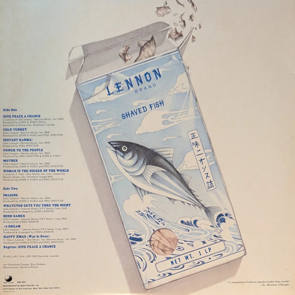 John Lennon / The Plastic Ono Band - Shaved Fish - Vinyl LP - 1978 - US ...
