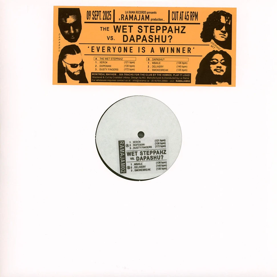 The Wet Steppahz Vs. Dapashu? - Everyone Is A Winner - Vinyl 12" - 2025 ...