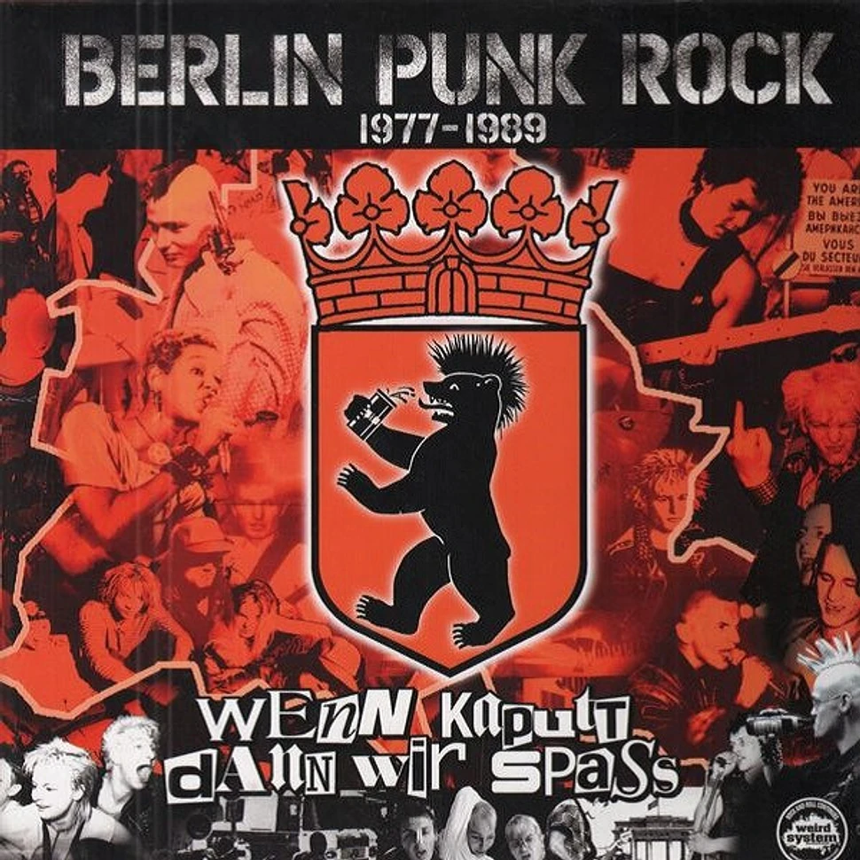 V.A. - Wenn Kaputt Dann Wir Spass - Berlin Punk Rock 1977-1989 - Vinyl ...