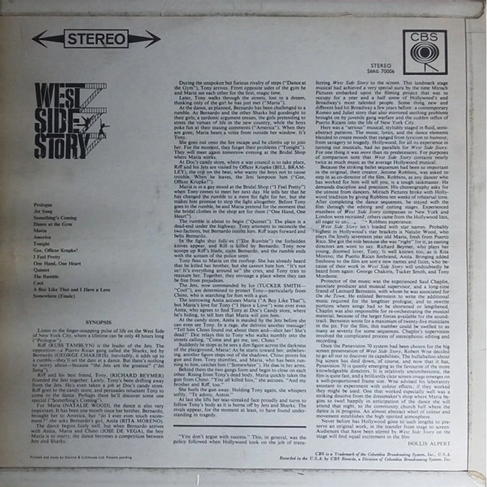 Leonard Bernstein - West Side Story (The Original Sound Track Recording) - Vinyl LP - UK ...