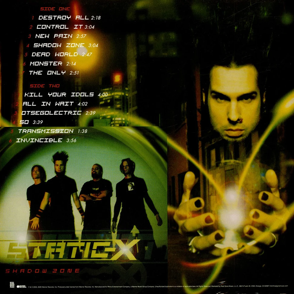 Static-X - Shadow Zone - Vinyl LP - 2003 - Reissue | HHV