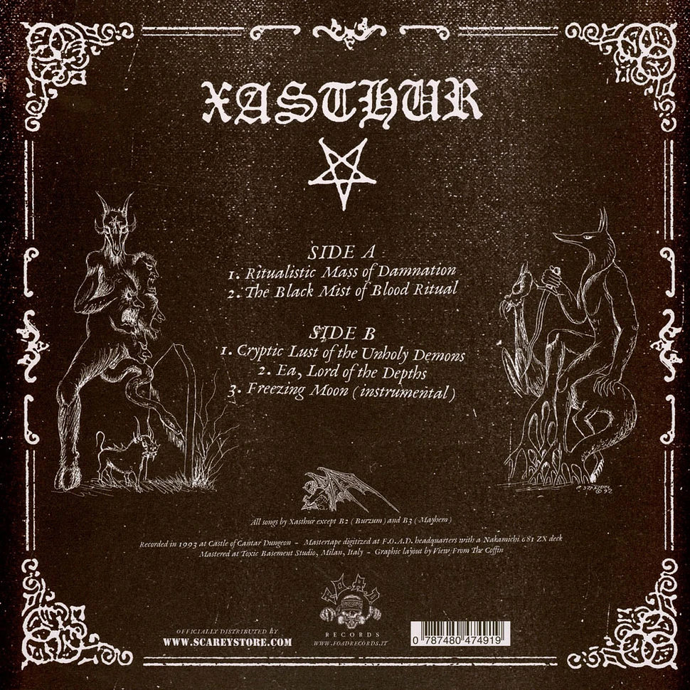 Xasthur - The Black Mist Of Blood Ritual - Unreleased Session 1993 ...