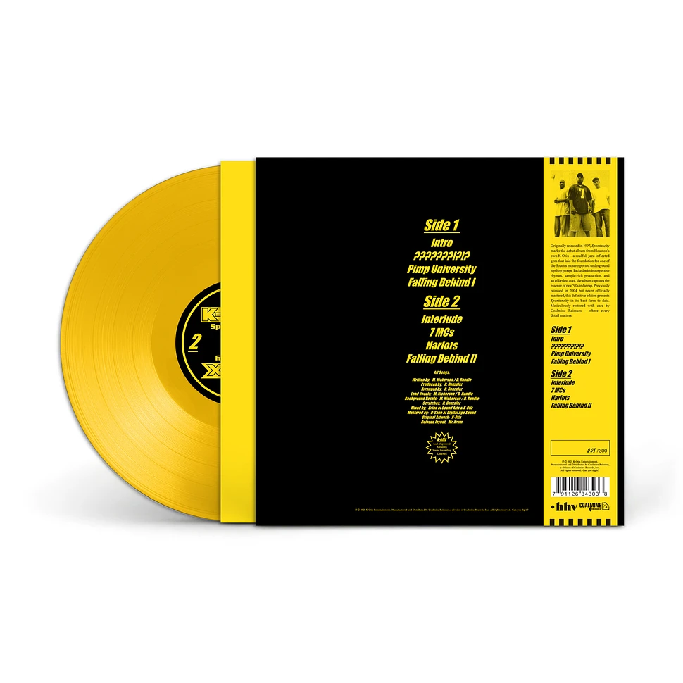 K-Otix - Spontaneity HHV Exclusive Canary Yellow Vinyl Edition - Vinyl ...