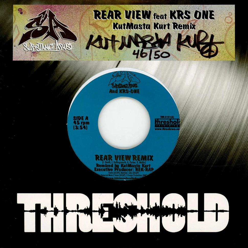 Substance Abuse & KRS-One - Rear View KutMasta Kurt Remix Autographed ...