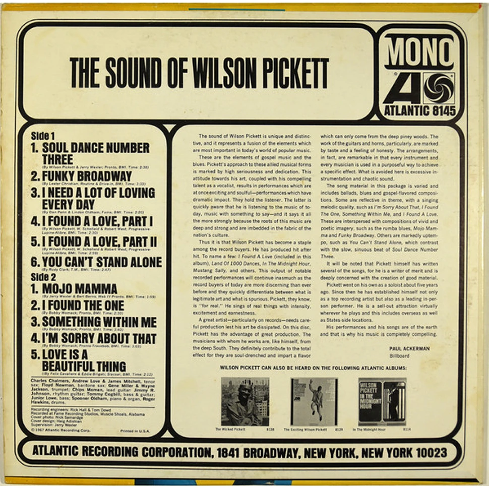 Wilson Pickett - The Sound Of Wilson Pickett - Vinyl LP - 1967 - US - Original | HHV