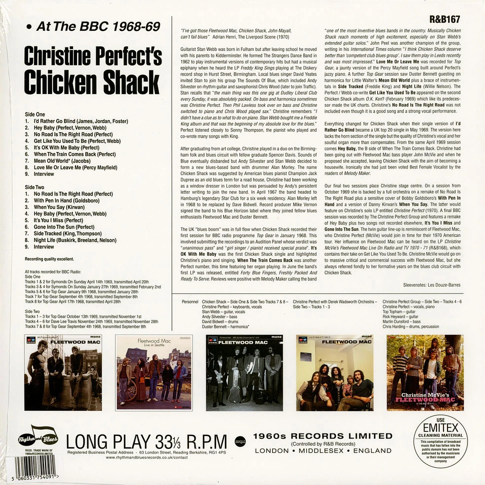 Christine Perfect & Chicken Shack - 69 - Vinyl LP - 2025 - Original | HHV