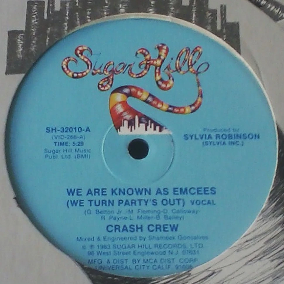 The Crash Crew - We Are Known As Emcees (We Turn Party's Out) - Vinyl ...