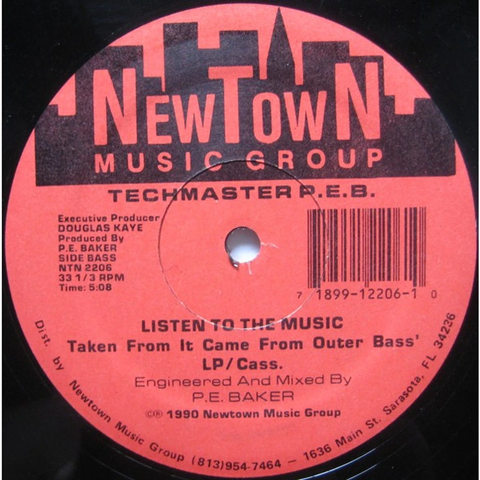 Techmaster P.E.B. - Listen To The Music / The Outer Bass Ultra Megamix - Vinyl 12" - 1990 - US ...