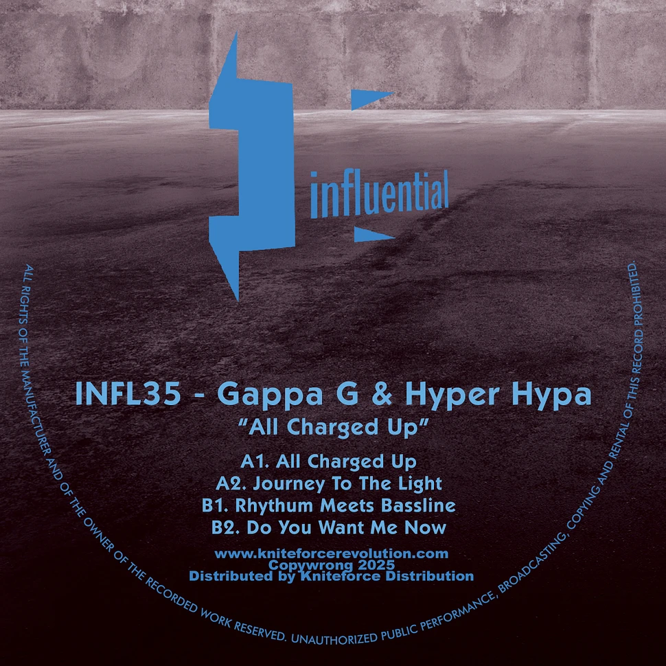 Gappa G & Hyper Hypa - All Charged Up - Vinyl 12" - 1993 - UK - Reissue ...