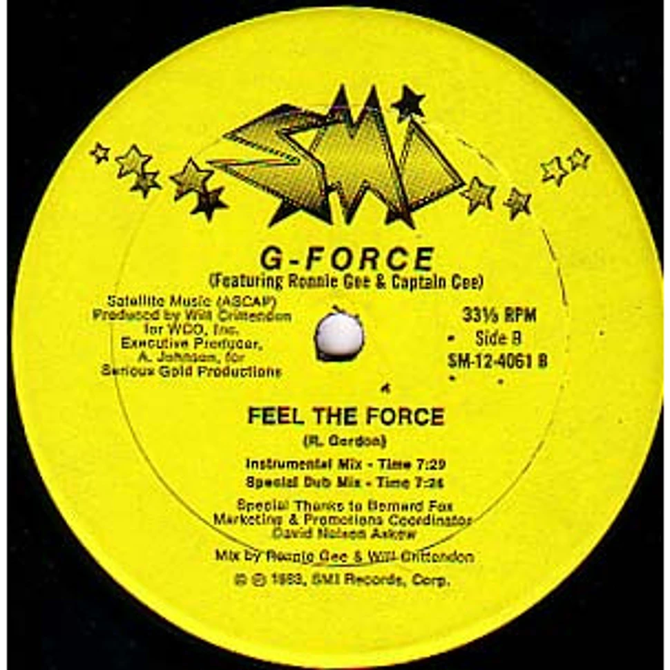 G-Force Featuring Ronnie Gee & Captain Cee - Feel The Force - Vinyl 12 ...