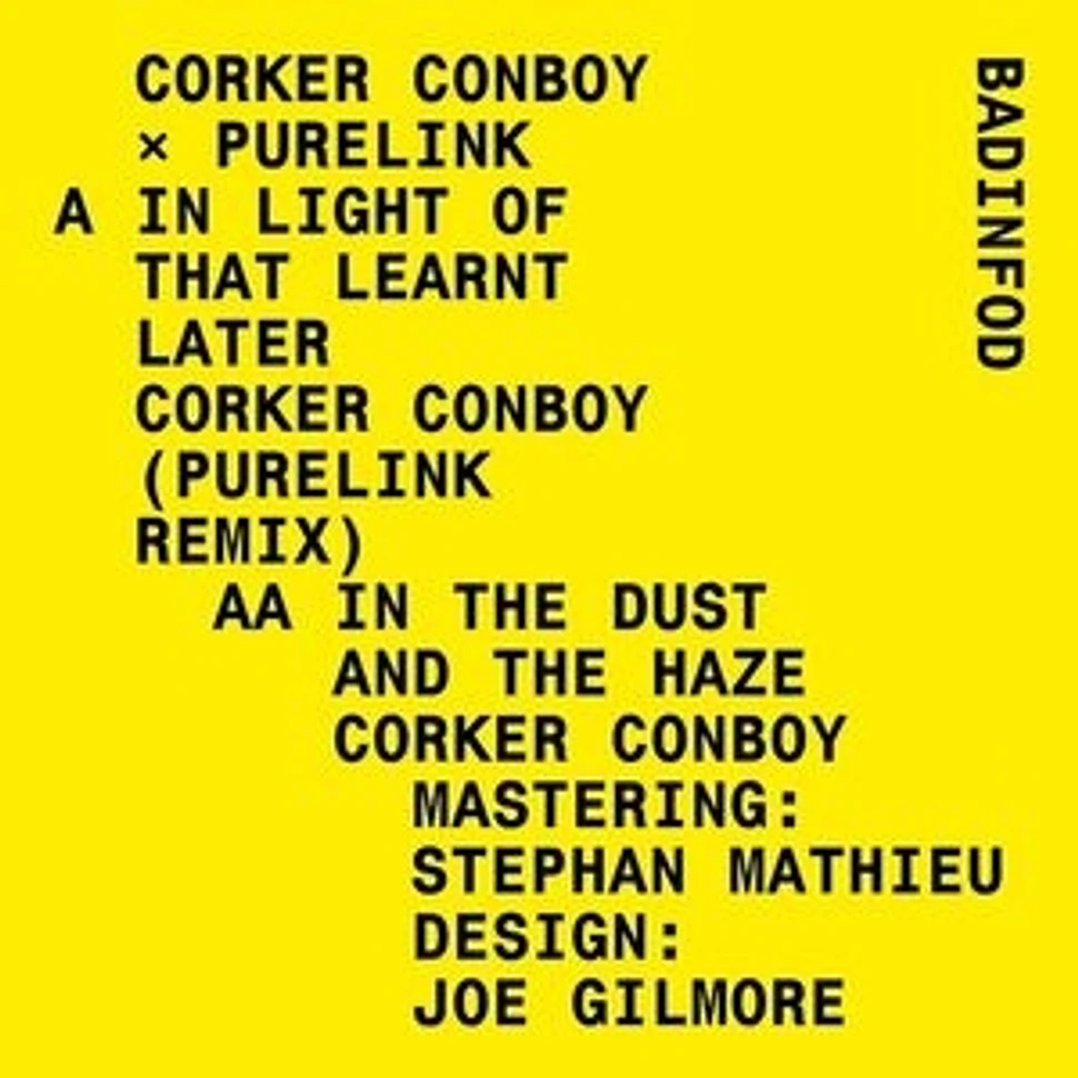 Corker Conboy - Corker Conboy X Purelink - Vinyl LP - 2025 - US ...