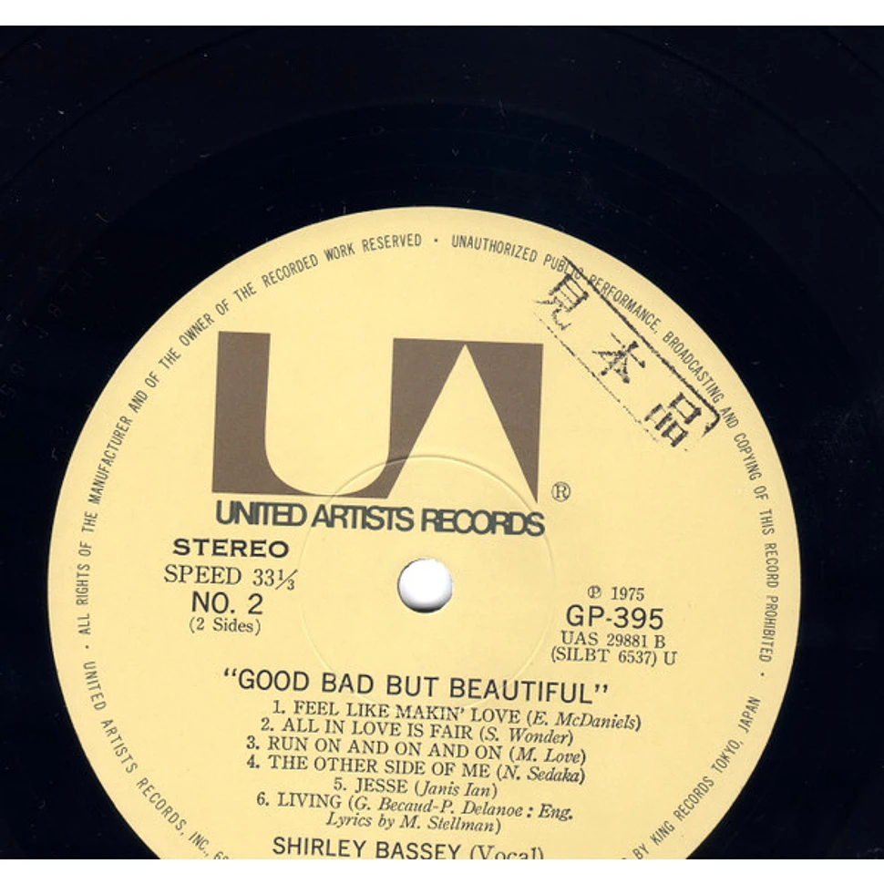 Shirley Bassey - Good, Bad But Beautiful - Vinyl LP - 1975 - JP ...