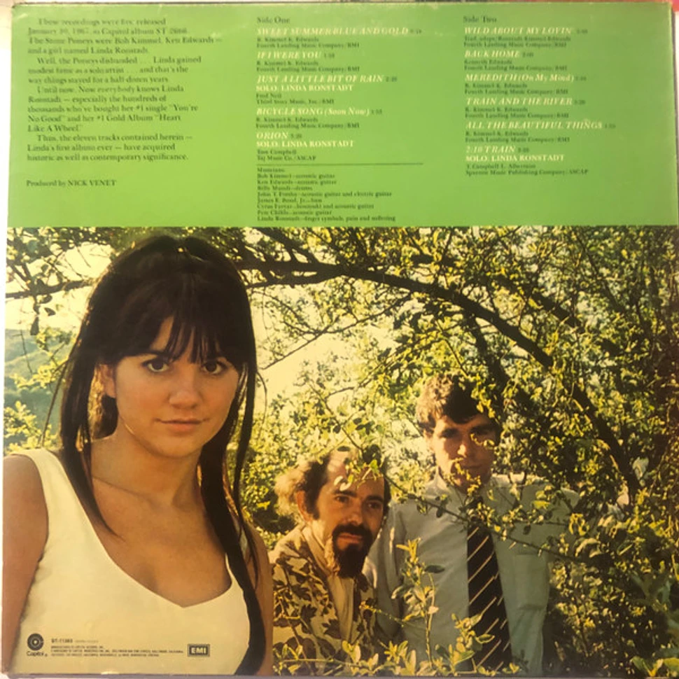 The Stone Poneys Featuring Linda Ronstadt - The Stone Poneys Featuring ...