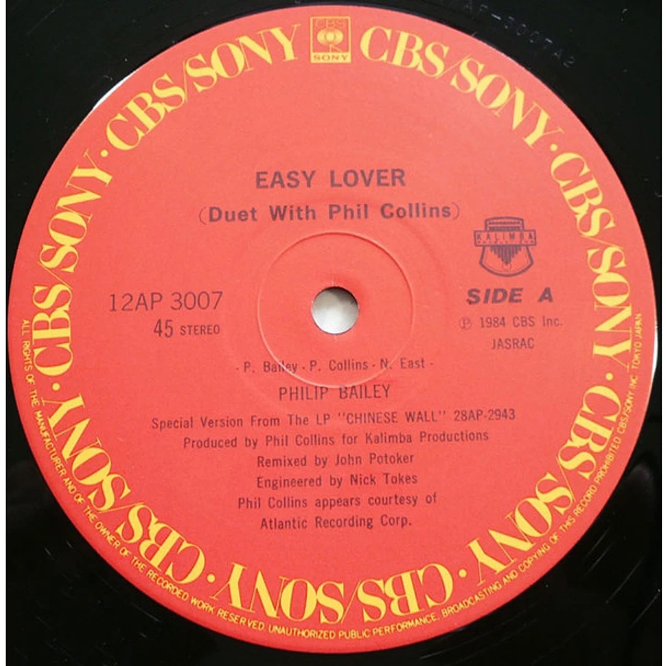 Philip Bailey Duet With Phil Collins / Philip Bailey - Easy Lover ...