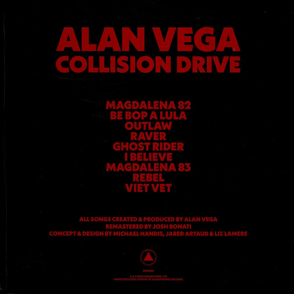 Alan Vega - Collision Drive Remastered Black Vinyl Edition - Vinyl LP ...
