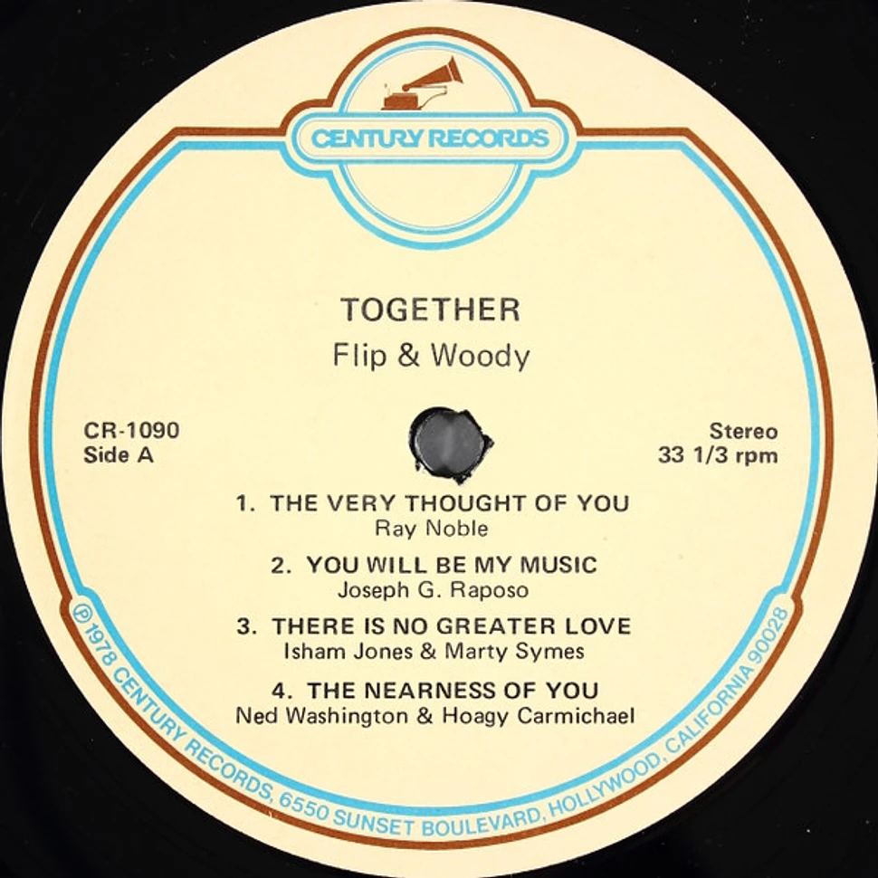 Flip Phillips & Woody Herman - Together - Vinyl LP - 1978 - US ...