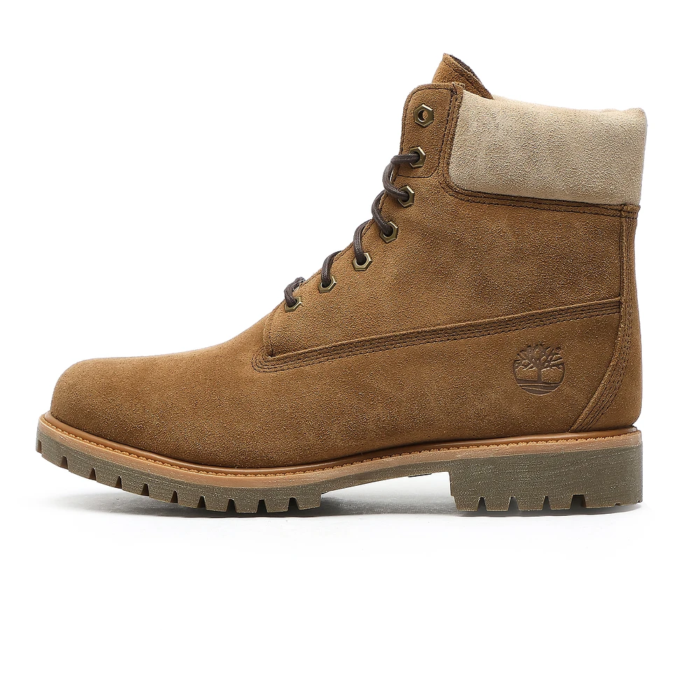 Timberland - Premium 6 Inch Lace Up Waterproof Boot (Medium Brown Suede ...