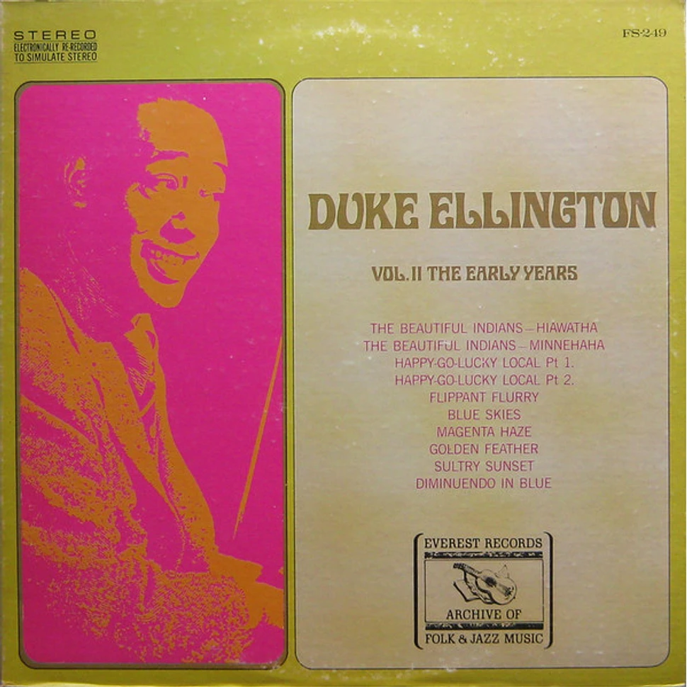 Duke Ellington - Vol. II. The Early Years - Vinyl LP - 1970 - US ...