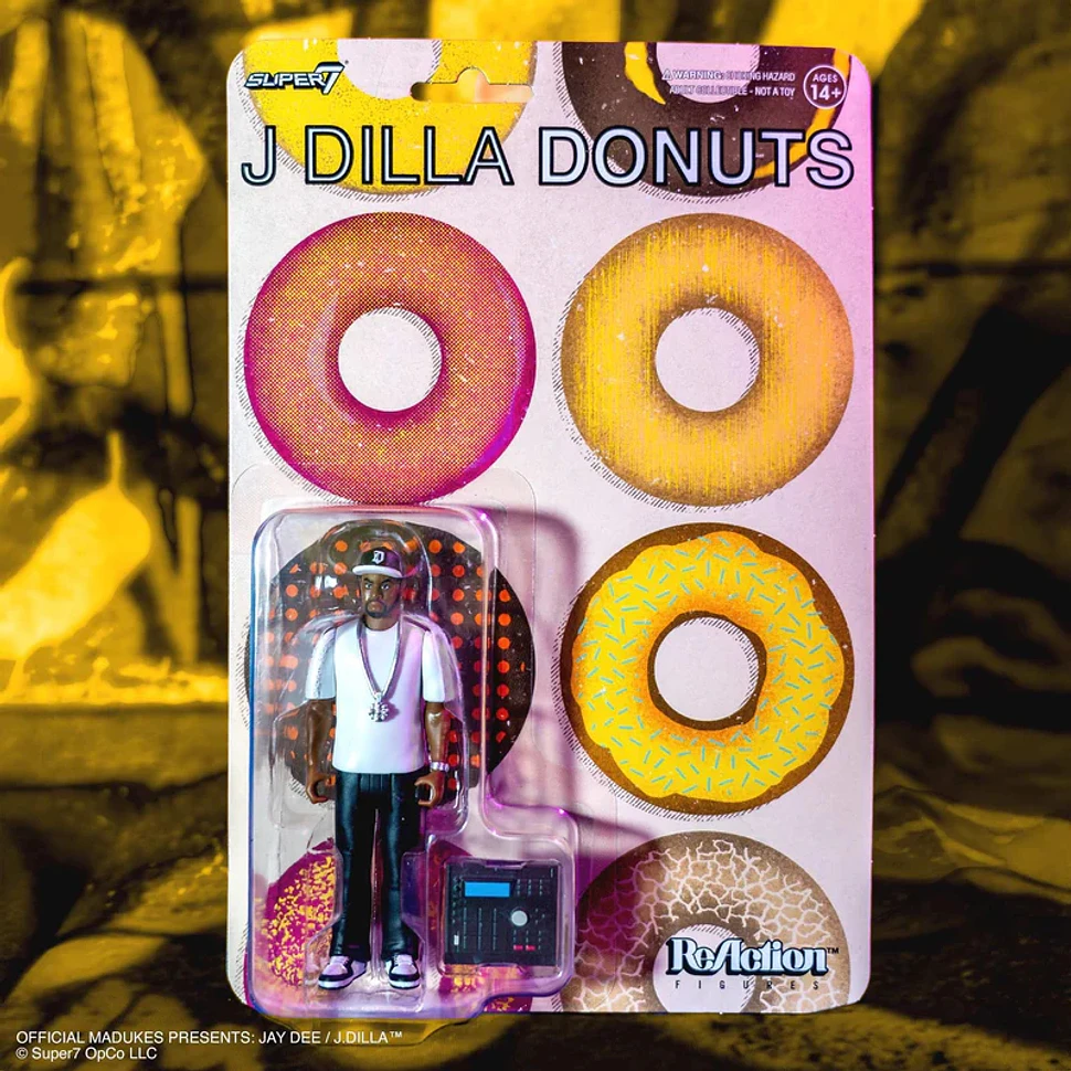 J Dilla - J Dilla (Donuts - Album Cover) - ReAction Figure | HHV